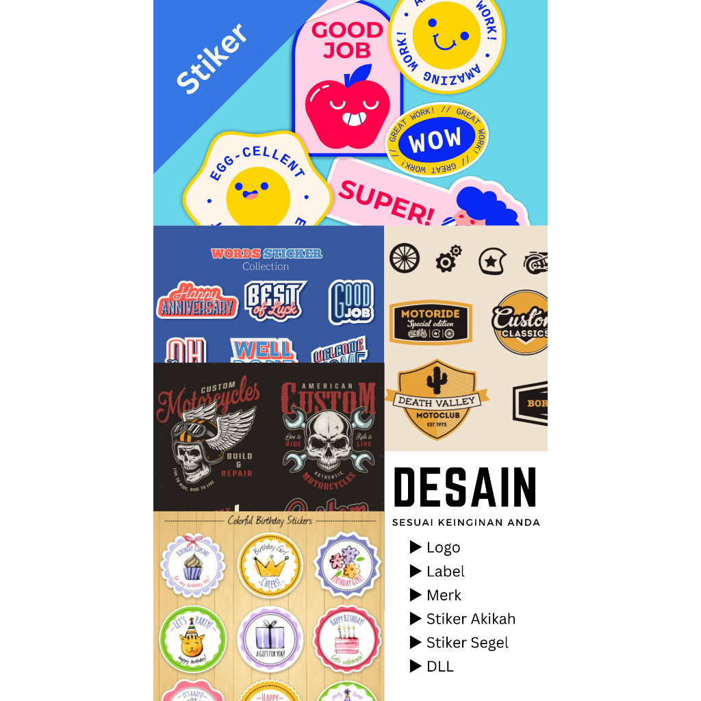 Jual Cetak Stiker Vinyl Custom A4 | Shopee Indonesia