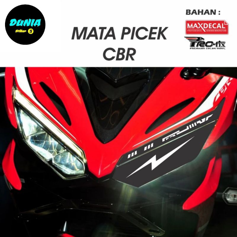 Jual Stiker variasi lampu mata picek cbr 150r | Shopee Indonesia