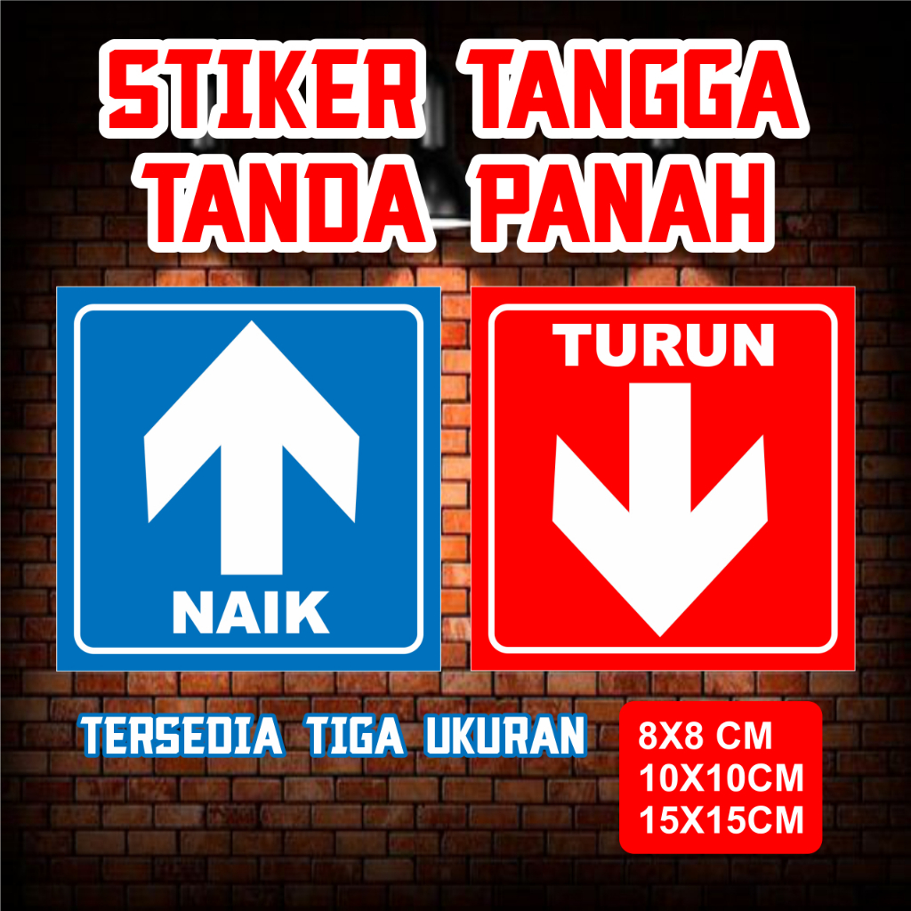 Jual STIKER TANGGA TANDA PANAH NAIK TURUN | Shopee Indonesia Jual STIKER TANGGA TANDA PANAH NAIK TURUN | Shopee Indonesia