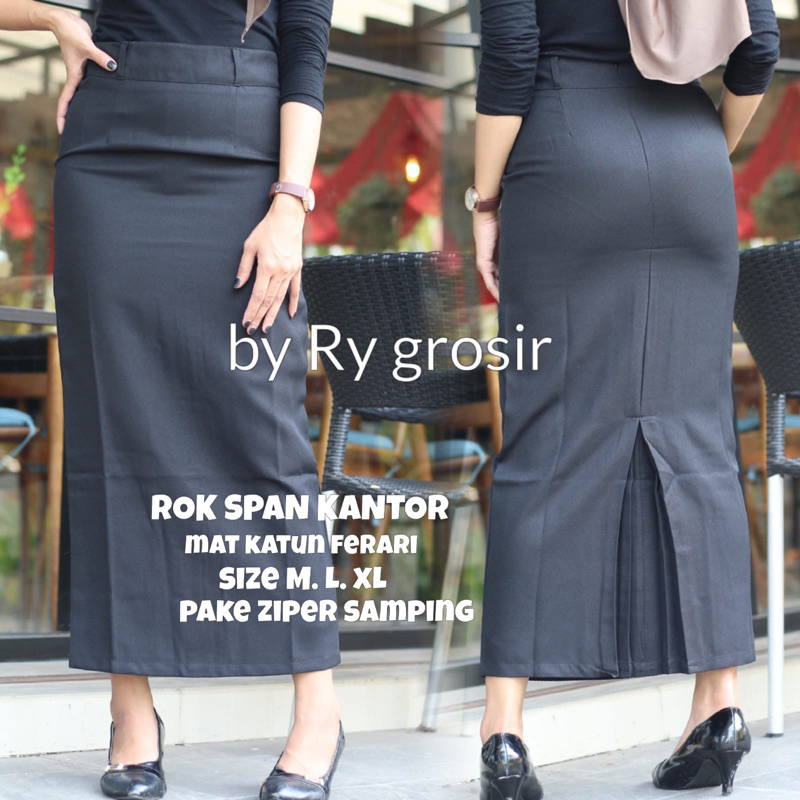 Jual Rok span Kantor Size M.L.xL | Shopee Indonesia