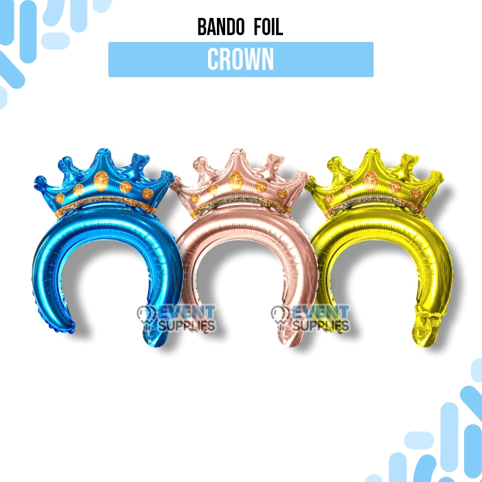Jual Balon Foil Bando Crown Prince/ Balon Bando Mahkota Ulang Tahun ...