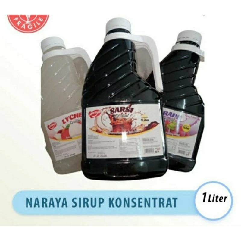 Jual sirup naraya anggur/leci 1 liter | Shopee Indonesia