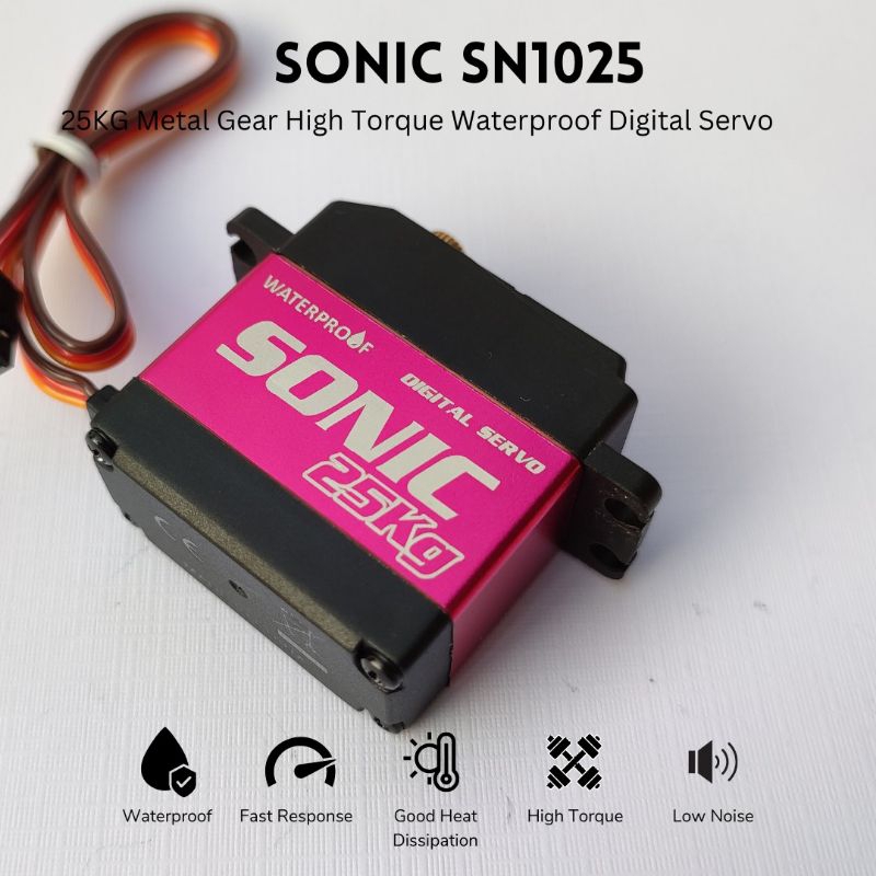 Jual SONIC 25KG DIGITAL SERVO 0.13S 180 DEGREE | Shopee Indonesia