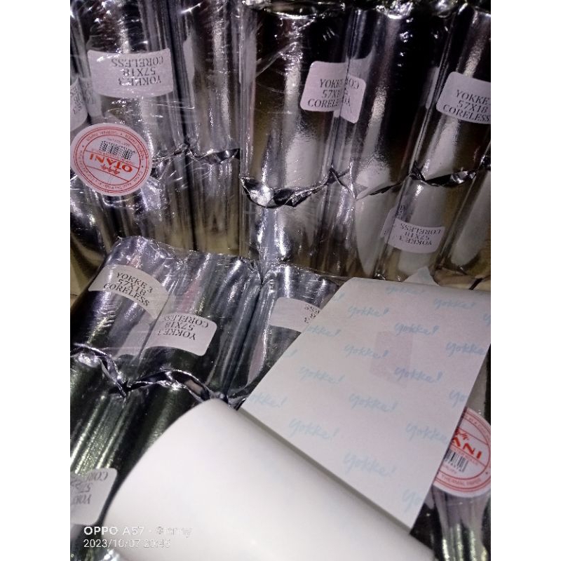 Jual thermal kertas kasir logo yokke 58x40mm | Shopee Indonesia