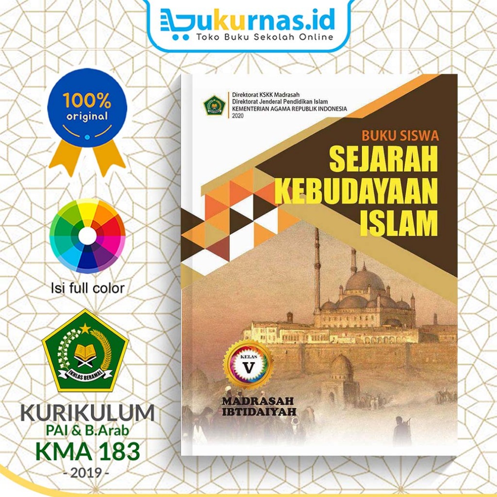 Jual Buku Siswa Sejarah Kebudayaan Islam SKI Kelas 5 MI KEMENAG | Shopee Indonesia