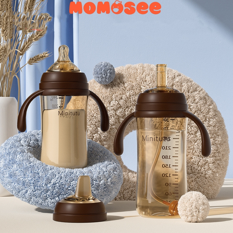 Jual Momosee 3in1 Botol Susu PP Nano Perak Wide Neck Anti Kolik Botol Susu BPA Free 240ml 300ml ...