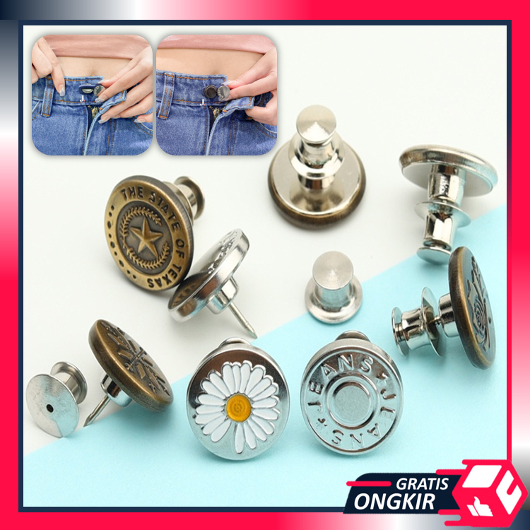 Jual Gratis Ongkir - 5635 Kancing Pengecil Jeans Unisex / Kancing Jeans ...