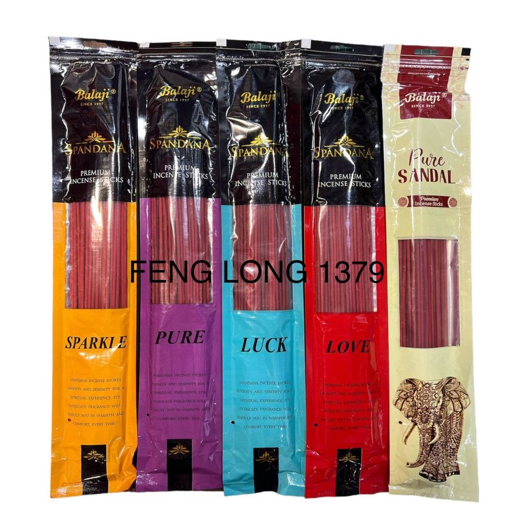 Jual Hio (Dupa) India Balaji Premium Incense Sticks 39cm 50 Batang ...