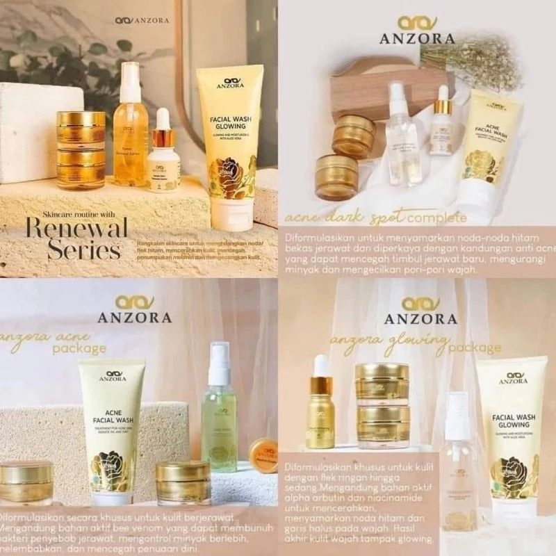 Jual anzora skincare original / anzora glow / anzora acne / anzora acne ...
