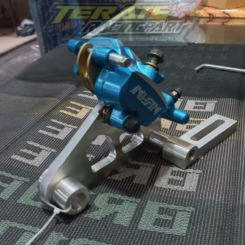 Jual [ Breket saja ] Breket caliper belakang Mx king PNP Caliper NISSIN2p | Shopee Indonesia