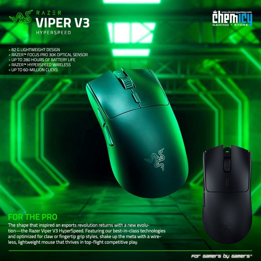 Jual Razer Viper V3 HyperSpeed Wireless Gaming Mouse | Shopee Indonesia