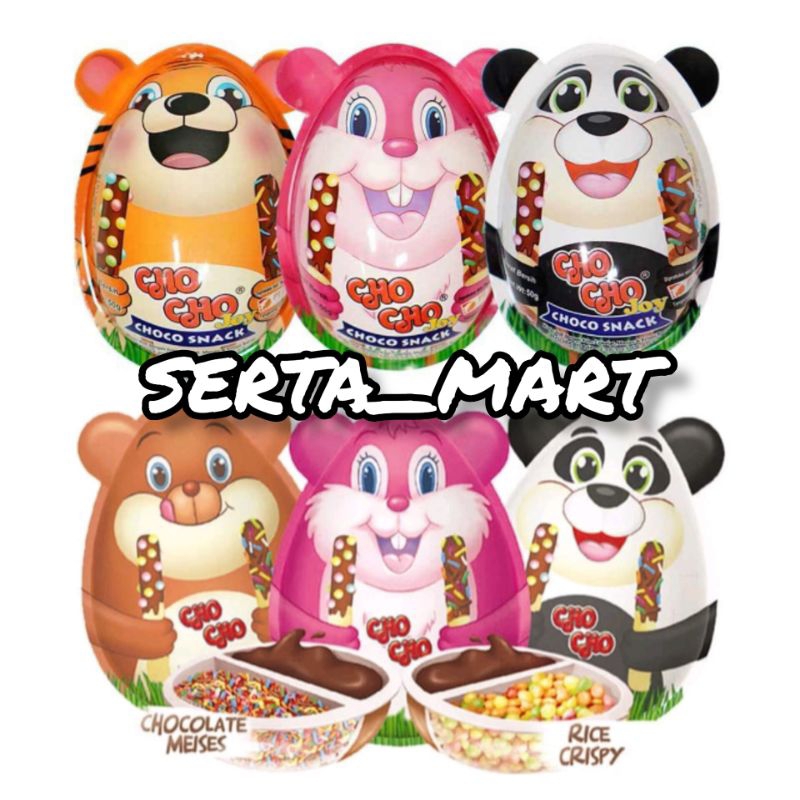Jual Chocho Chocolate Joy Jumbo 50gr - Cho Cho Joy Wafer Snack Egg ...