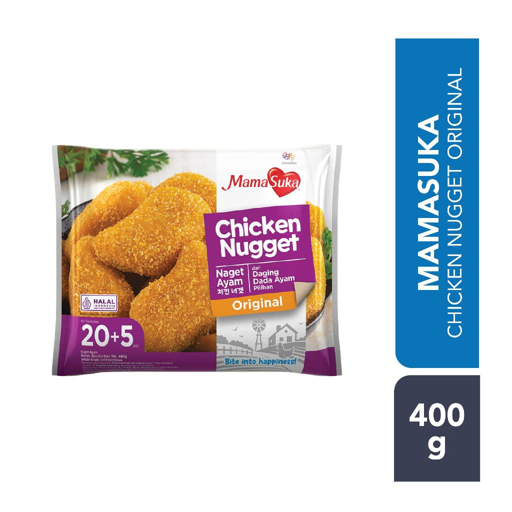 Jual Mamasuka Chicken Nugget Premium 400g Extra Meaty isi 20+5pcs ...