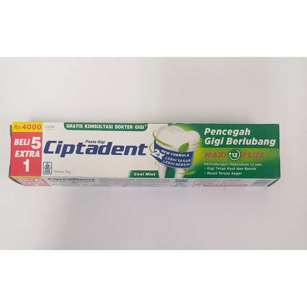 Jual Ciptadent Toothpaste Cool Mint 75g | Shopee Indonesia