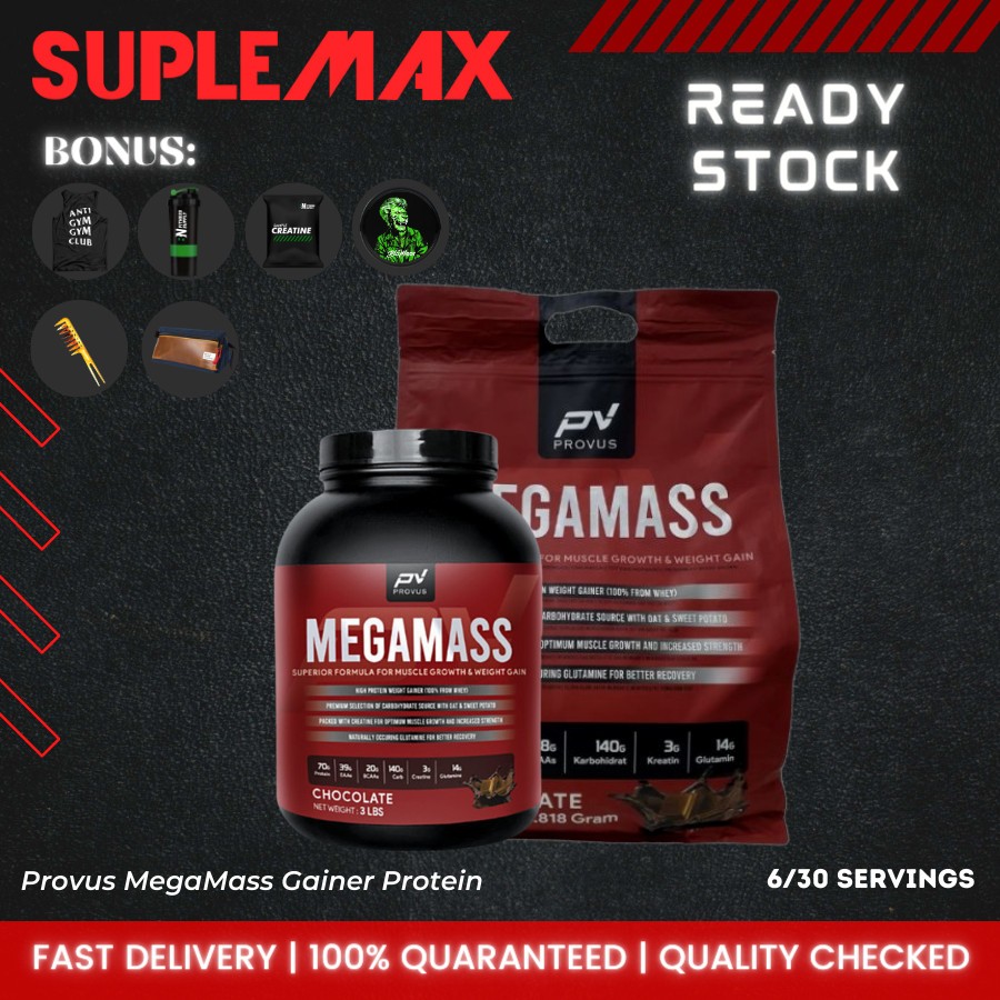 Jual Provus MegaMass Gainer Protein | Shopee Indonesia