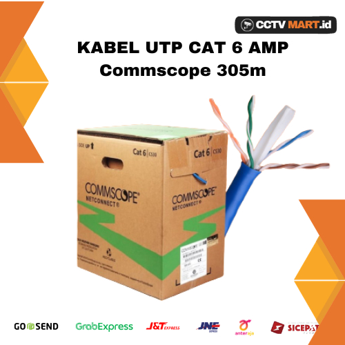 Jual KABEL UTP CAT 6 AMP Commscope 305m | Shopee Indonesia
