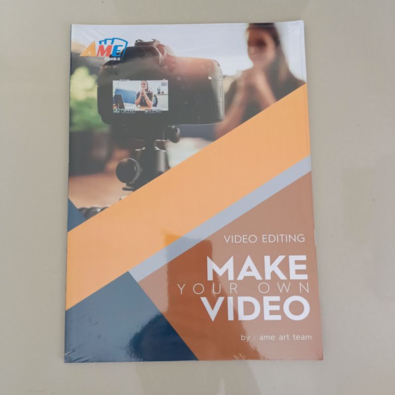 Jual Buku presenter youtuber Video editing make your own video ame art ...