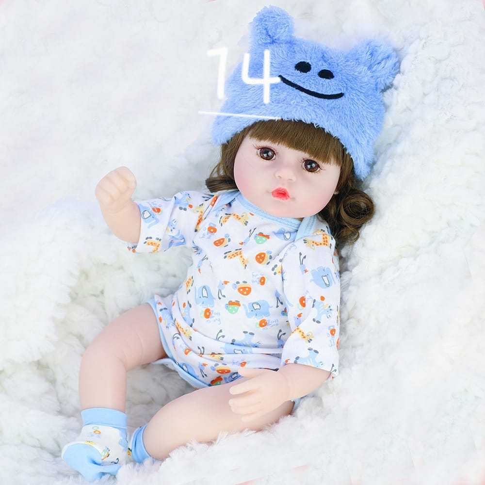 Jual 42 cm 18 Inch TERJANGKAU mainan Boneka Reborn Bayi Silikon mirip ...