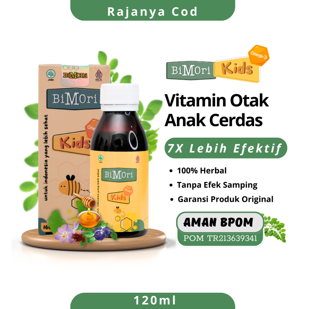 Jual Bimori Kids Vitamin Otak Anak Cerdas Penambah Daya Ingat Untuk ...