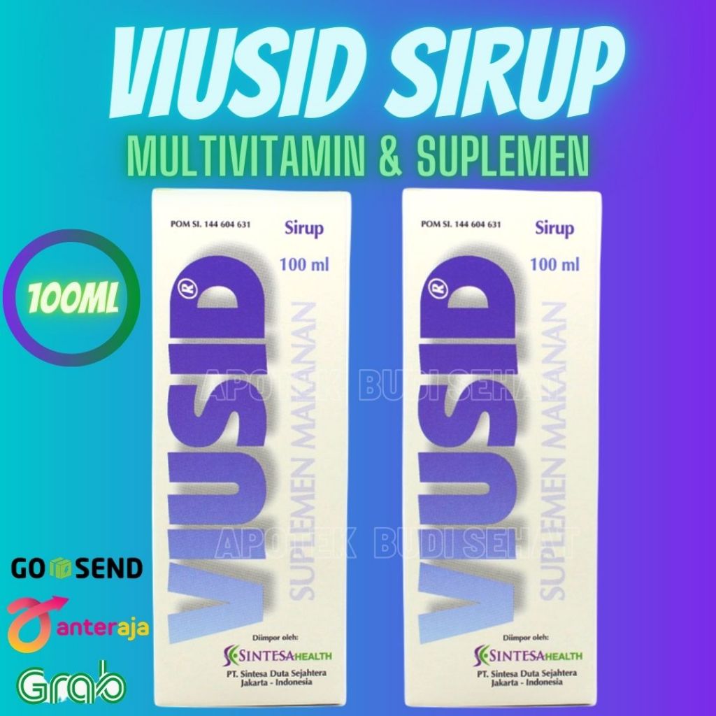 Jual Viusid Sirup 100mL Vitamin + Madu Tingkatkan Daya Tahan Tubuh ...