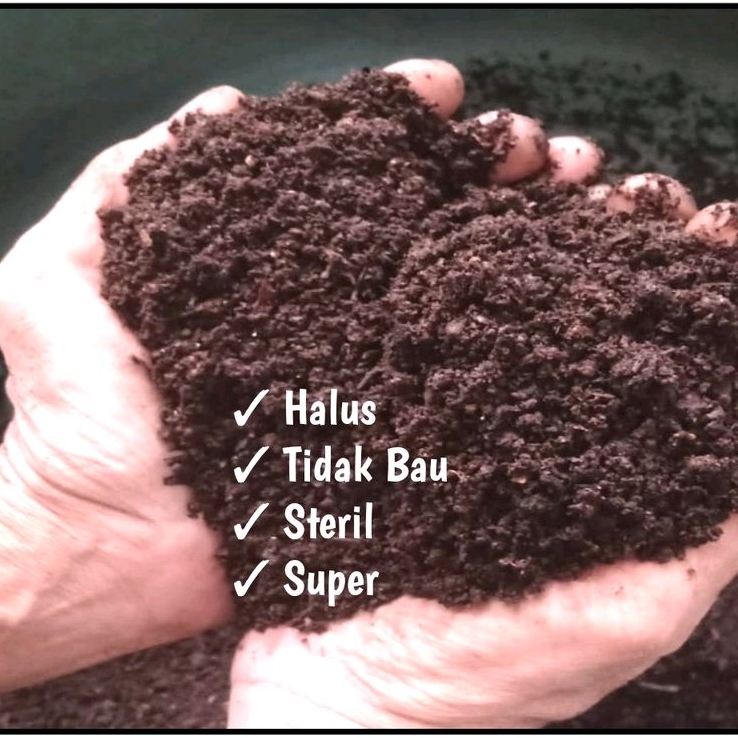 Jual Pupuk Kandang Kompos Sapi Fermentasi Organik Kemasan Repack 1 kg ...