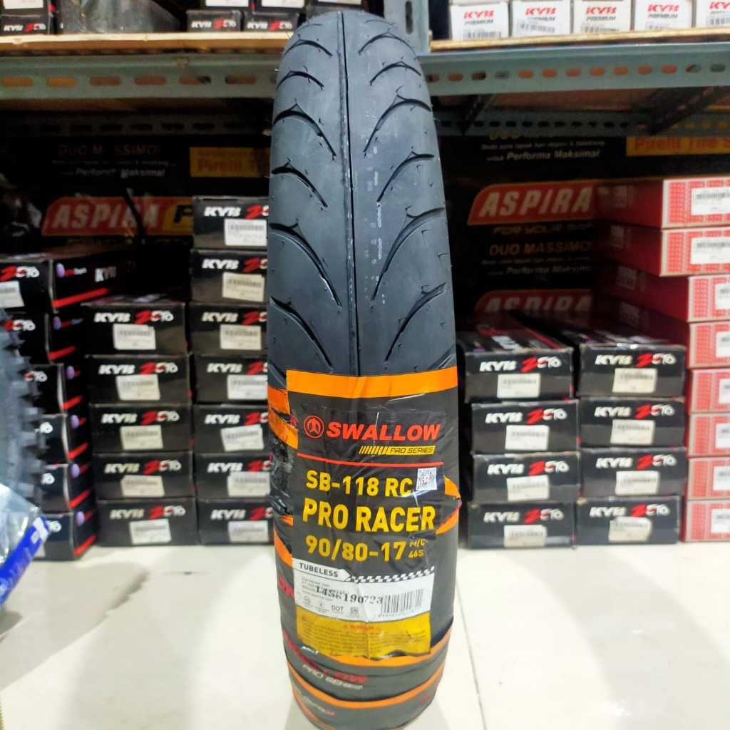 Jual Ban Motor Swallow Pro Racer 90/80-17 Tubeless Ring 17 Soft ...