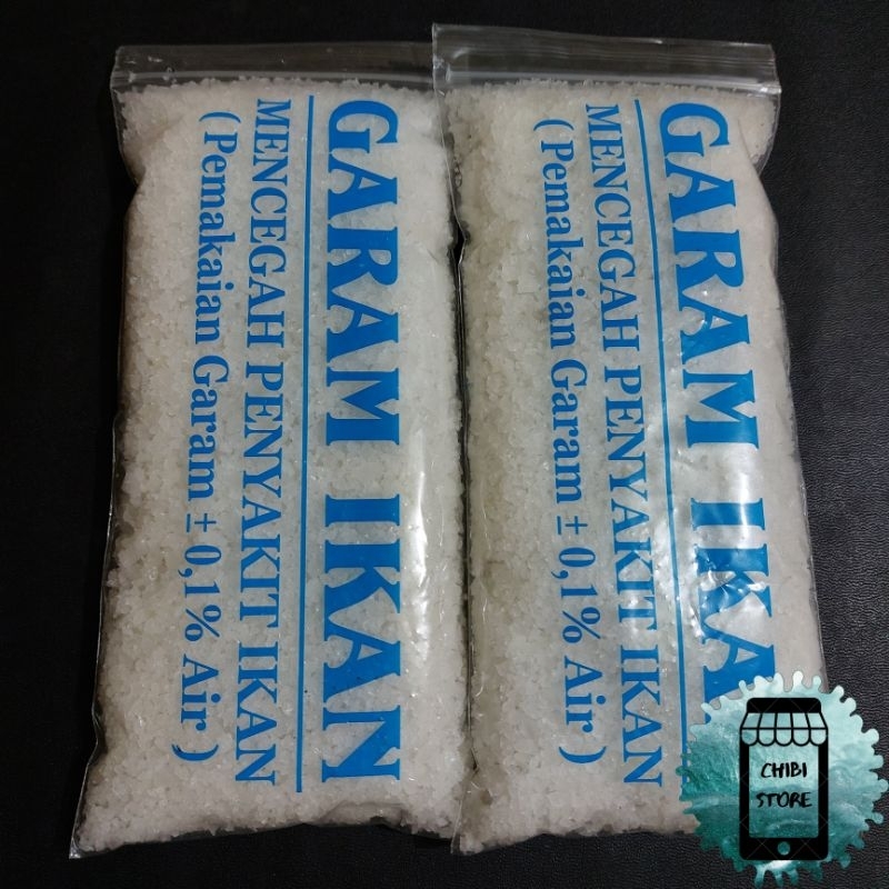 Jual GARAM IKAN AQUARIUM 450GR / GARAM IKAN KOLAM 450GR / GARAM IKAN ...