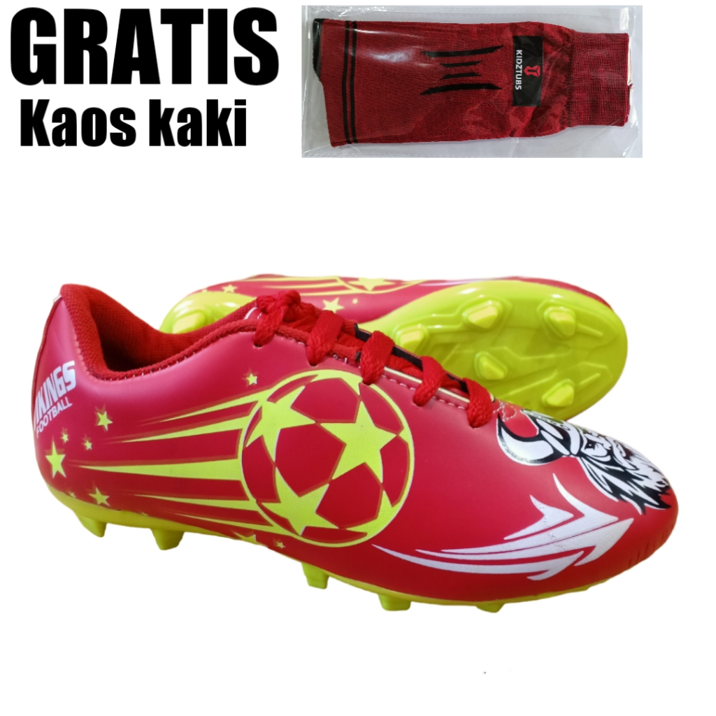 Jual Sepatu Bola Anak Laki Laki Gratis Kaos Kaki Bola Tanggung Kecil ...