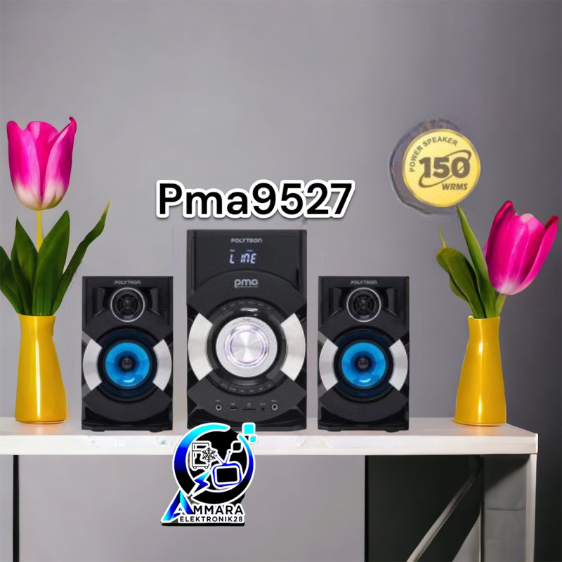 Jual POLYTRON Speaker Bluetooth PMA 9527 RADIO FM PMA9527 / PMA 9527 ...