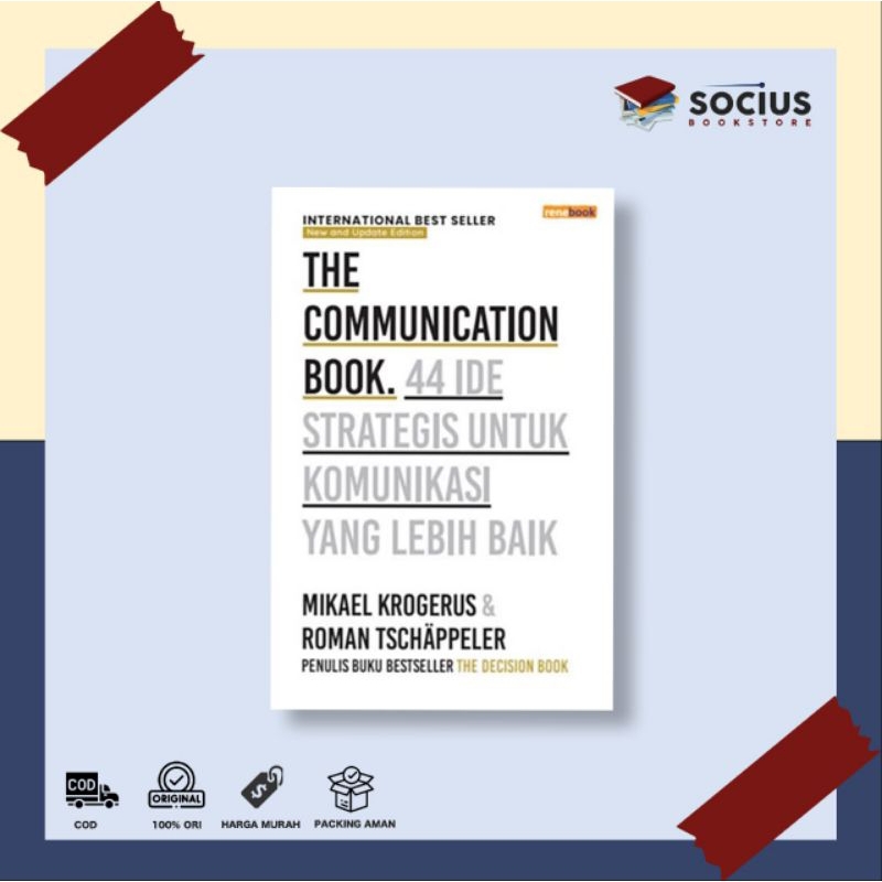 Jual BUKU THE COMMUNICATION BOOK (44 Ide Strategis untuk Komunikasi ...