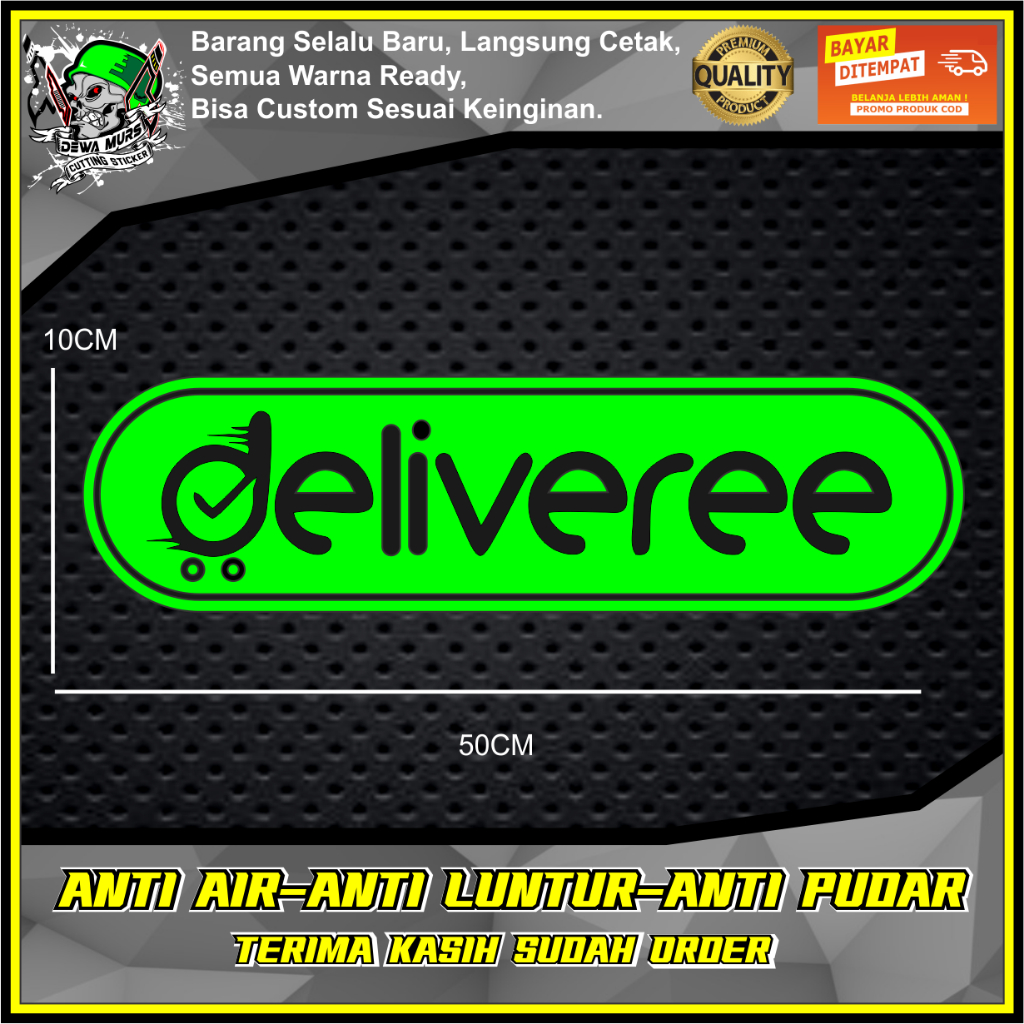 Jual Cutting Sticker deliveree | Shopee Indonesia