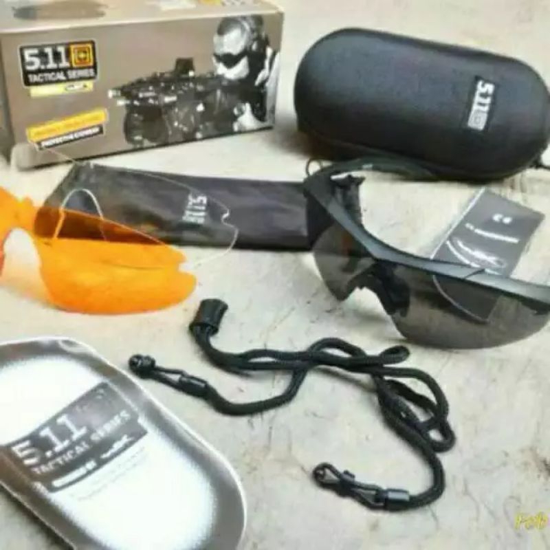 Jual kaca mata tactical 511 fulset 3 lensa kaca mata outdor tactical ...