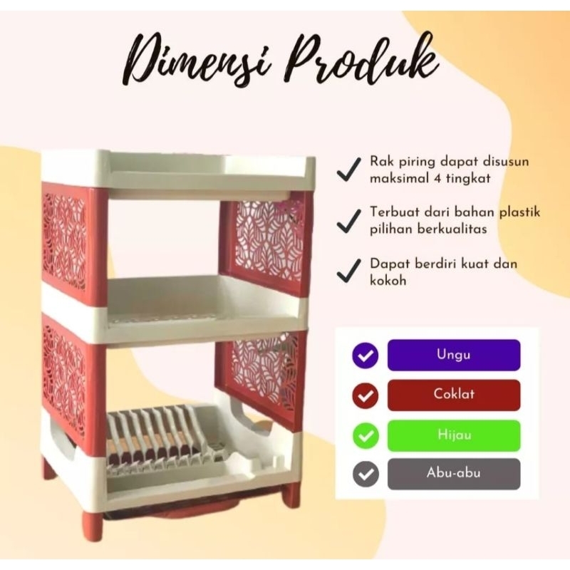 Jual Rak Piring Dynamic-Rak Piring Sultan-ran Piring portable-Rak ...