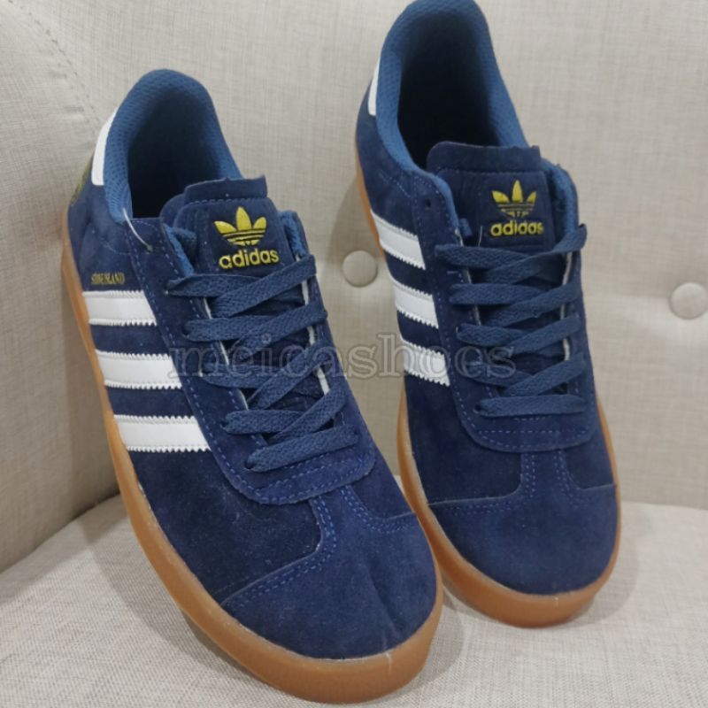 Jual sepatu casual pria Adidas stone island full suide kulit | Shopee ...