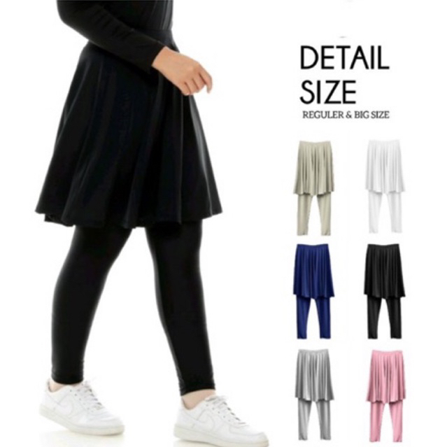 Jual Legging Rok Olahraga Wanita Skirt Sport Jogging Renang Sepeda Lari Zumba Senam Aerobik ...