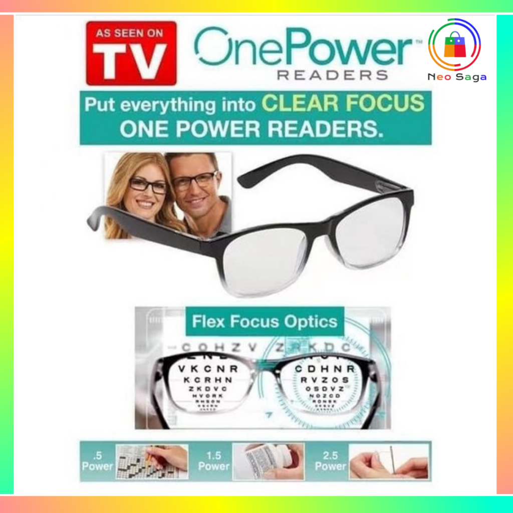 Jual One Power Readers Kacamata Baca Plus Auto Focus Kaca Mata Ajaib ...