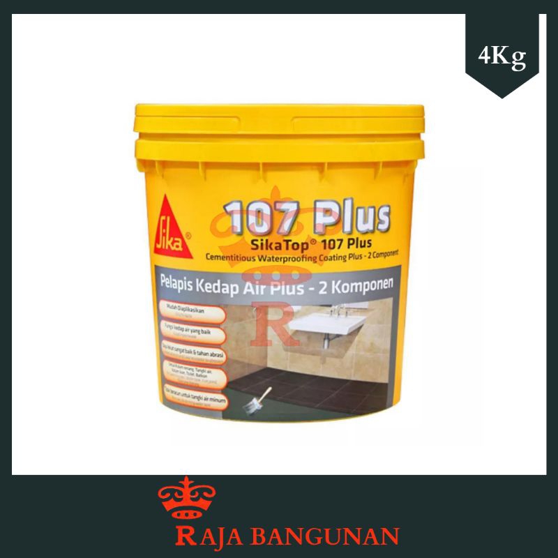 Jual SikaTop 107 Plus Lapisan Berbahan Dasar Semen 2 Komponen - 4Kg | Shopee Indonesia