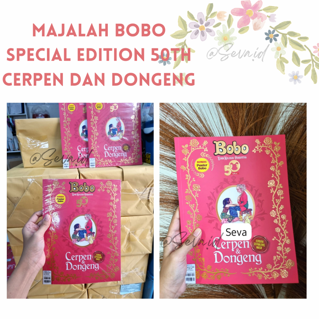 Jual (BISA GRAB INSTAN/SAMEDAY) MAJALAH BOBO SPECIAL EDISI 50 TAHUN CERPEN DAN DONGENG TERBATAS ...