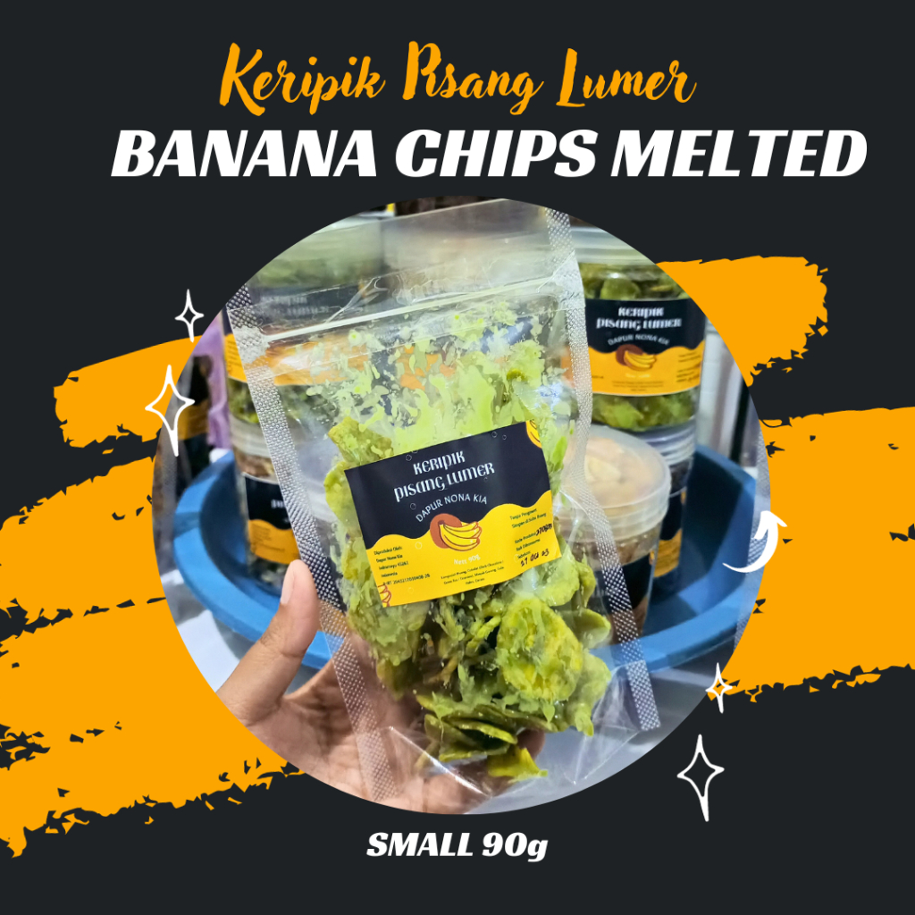 Jual Dapur Nona Kia Pouch Kecil Keripik Pisang Lumer / Banana Chips ...