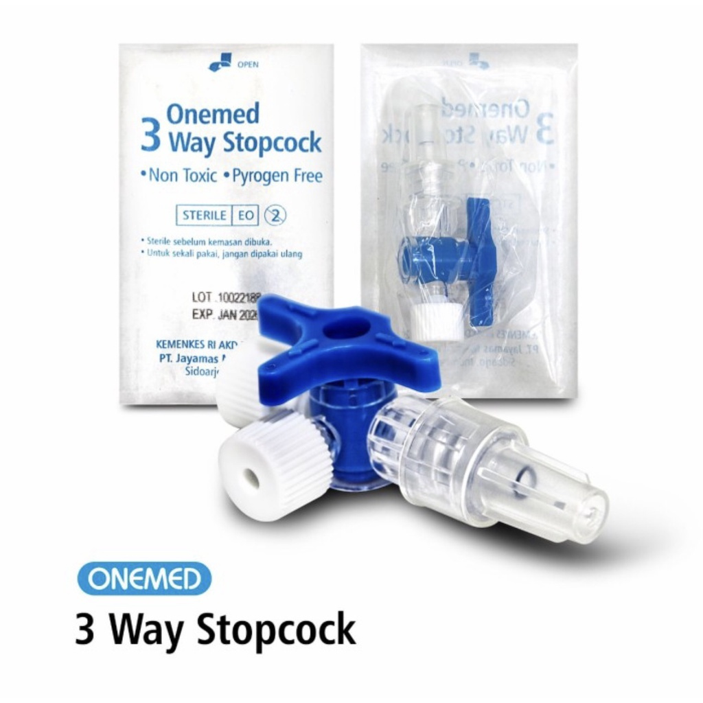 Jual Three Way Stopcock 3 way stop cock penutup selang infus eceran ...