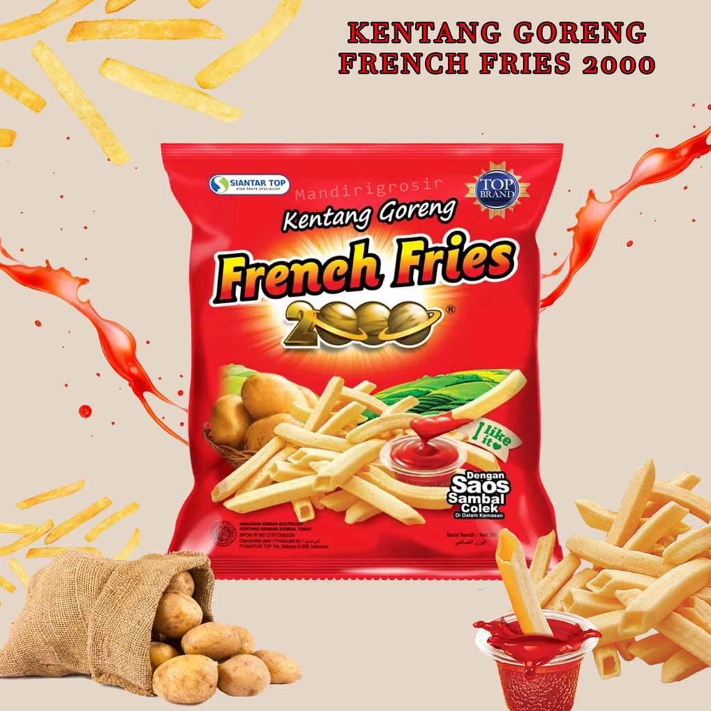 Jual Snack kentang Goreng * French Fries 2000 * Rasa Potato & Sambal ...