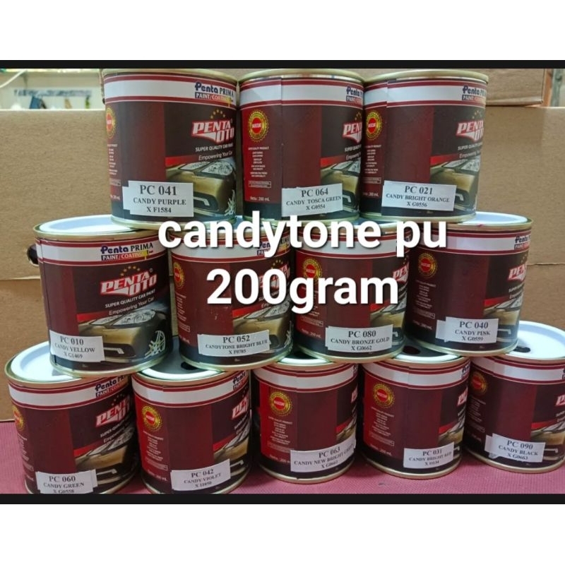 Jual Cat Penta Oto Candytone Pu Polyurethane Candy Merah Biru Hijau ...