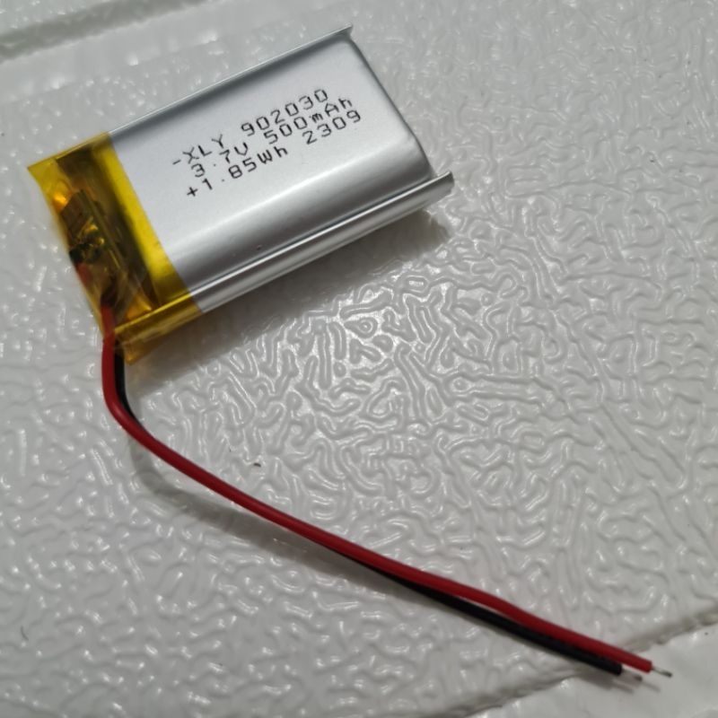 Jual Baterai LiPo 3.7V 500mAh Lithium Polymer Battery | Shopee Indonesia
