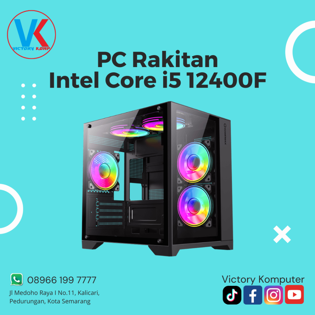 Jual PC Rakitan Intel Core i5 12400F Gaming Design Editing Live Streaming | Shopee Indonesia