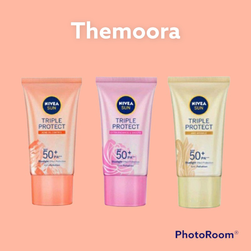 Jual Nivea Triple Sun Protect Anti Wrinkle/Hokkaido Rose/Oil Control ...