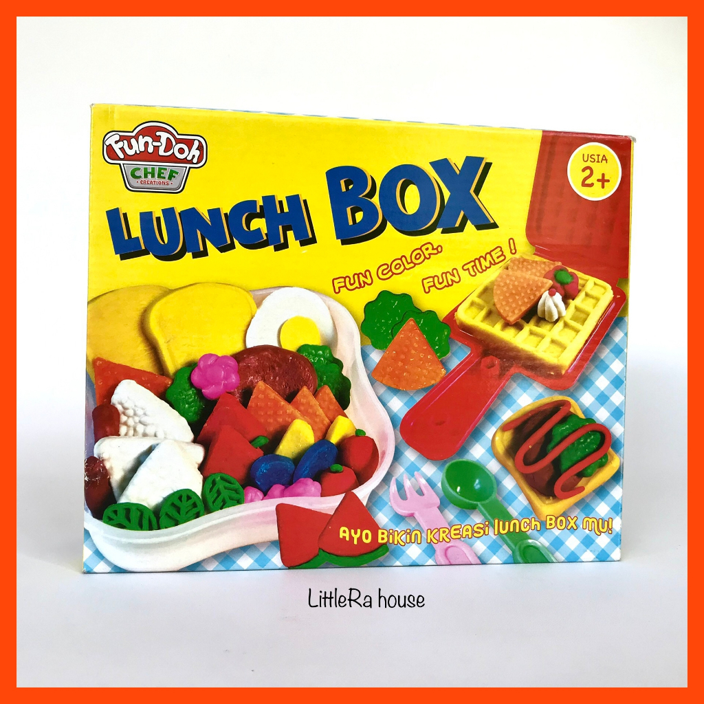 Jual Littlera : Mainan Play Doh Lunch Box by Fun Doh | Mainan Playdoh ...