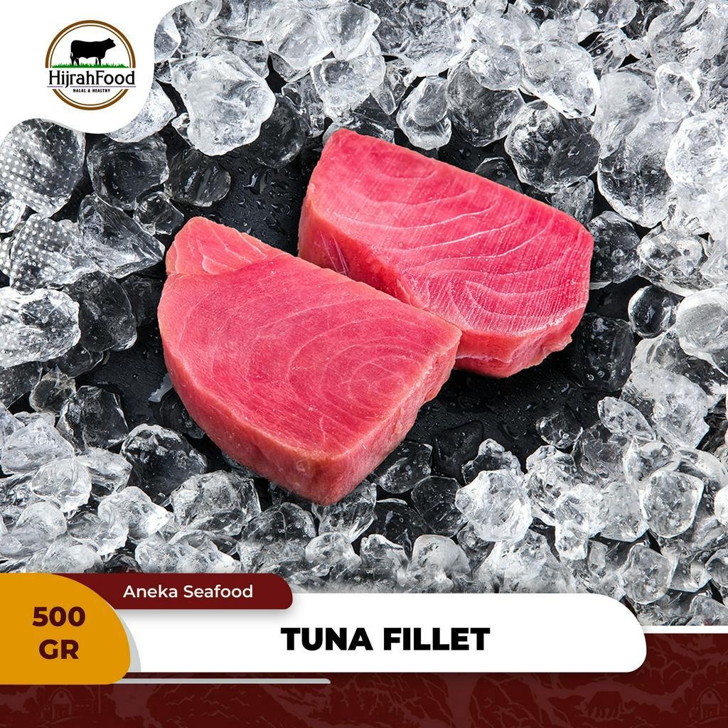 Jual Hijrahfood Ikan Tuna Fillet Steak / Tuna Fish Frozen 500 gram ...