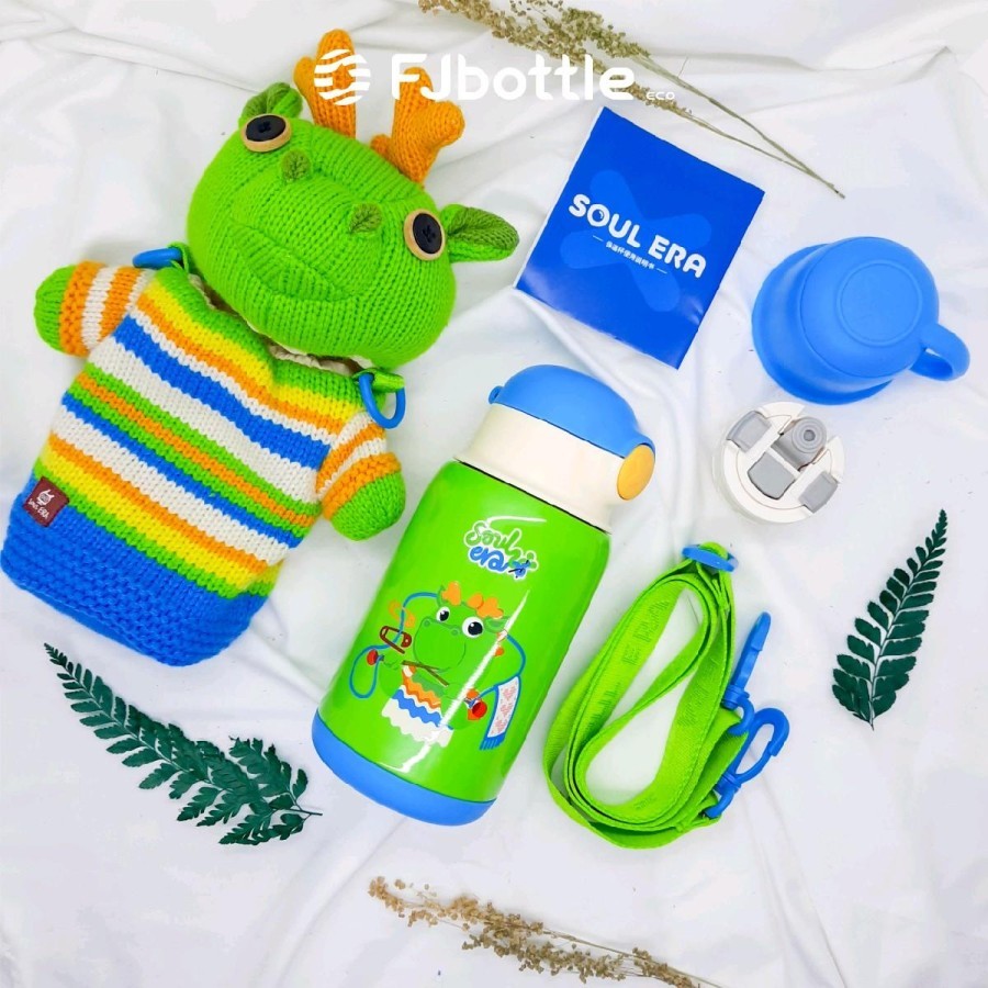 Jual Soul Era Botol Minum Anak Sekolah Bentuk Binatang 550ML Vacuum Mug ...