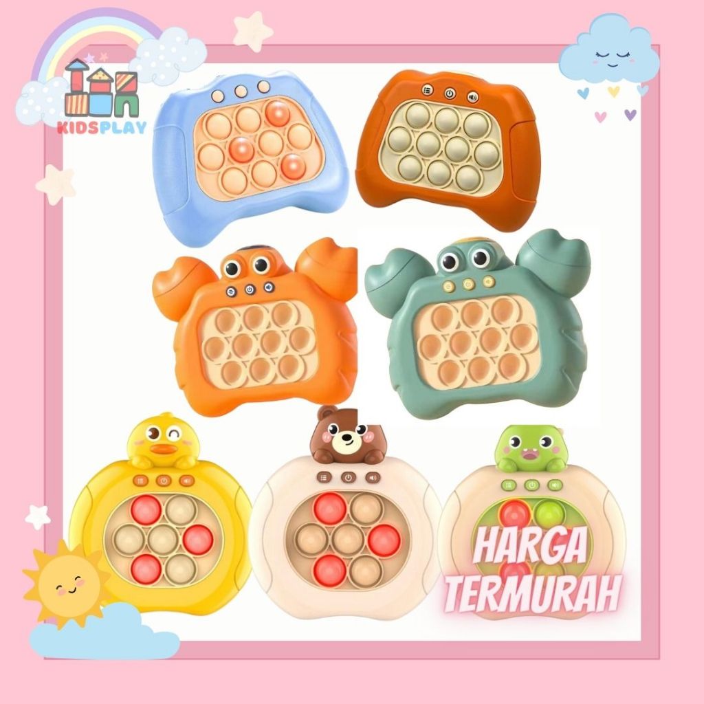 Jual Mainan Pop It Elektronik Fidget Toys Popit Mainan Sensorik Anak ...