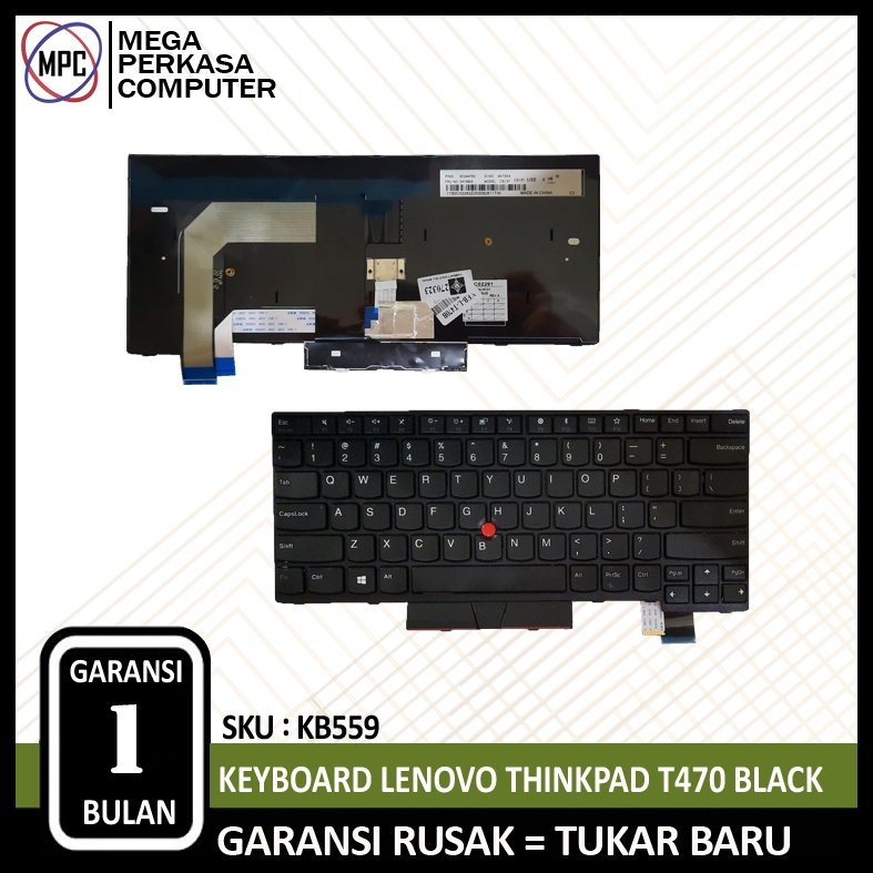 Jual Keyboard Lenovo Thinkpad T470 T480 A475 A485 Pointer No Backlight ...